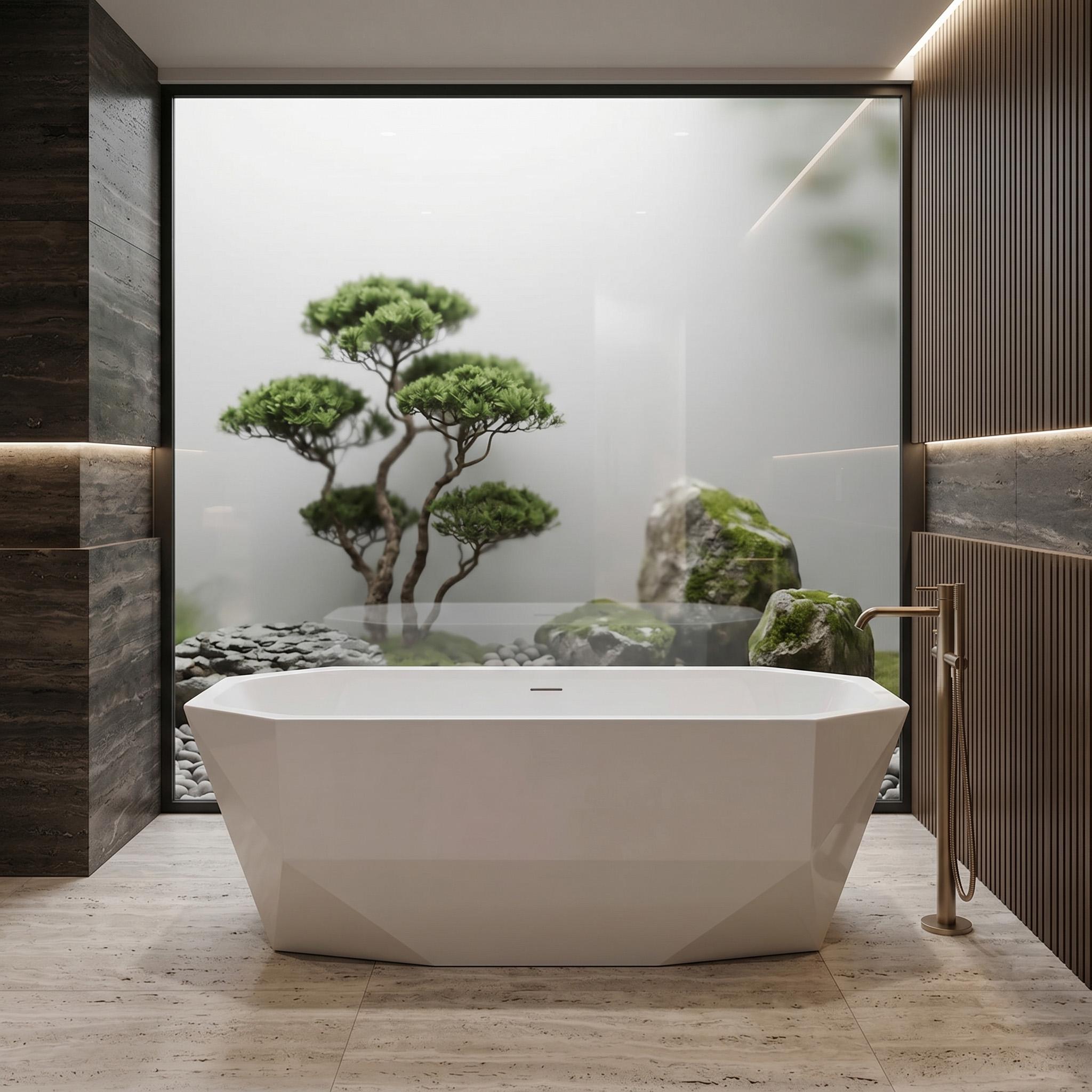 Baignoire îlot Rea Diamanti 170 - Rea