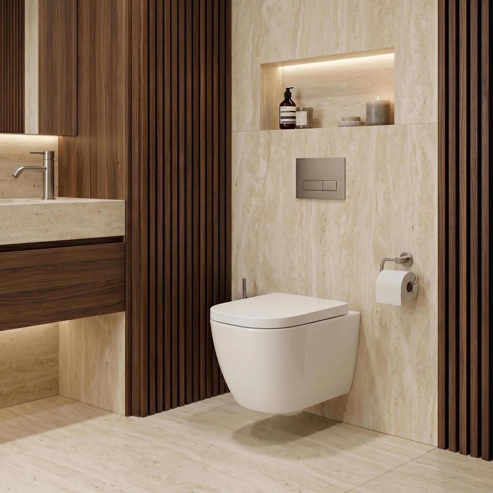 Cuvette WC suspendue Rea Cubik Mini Tornado - Rea