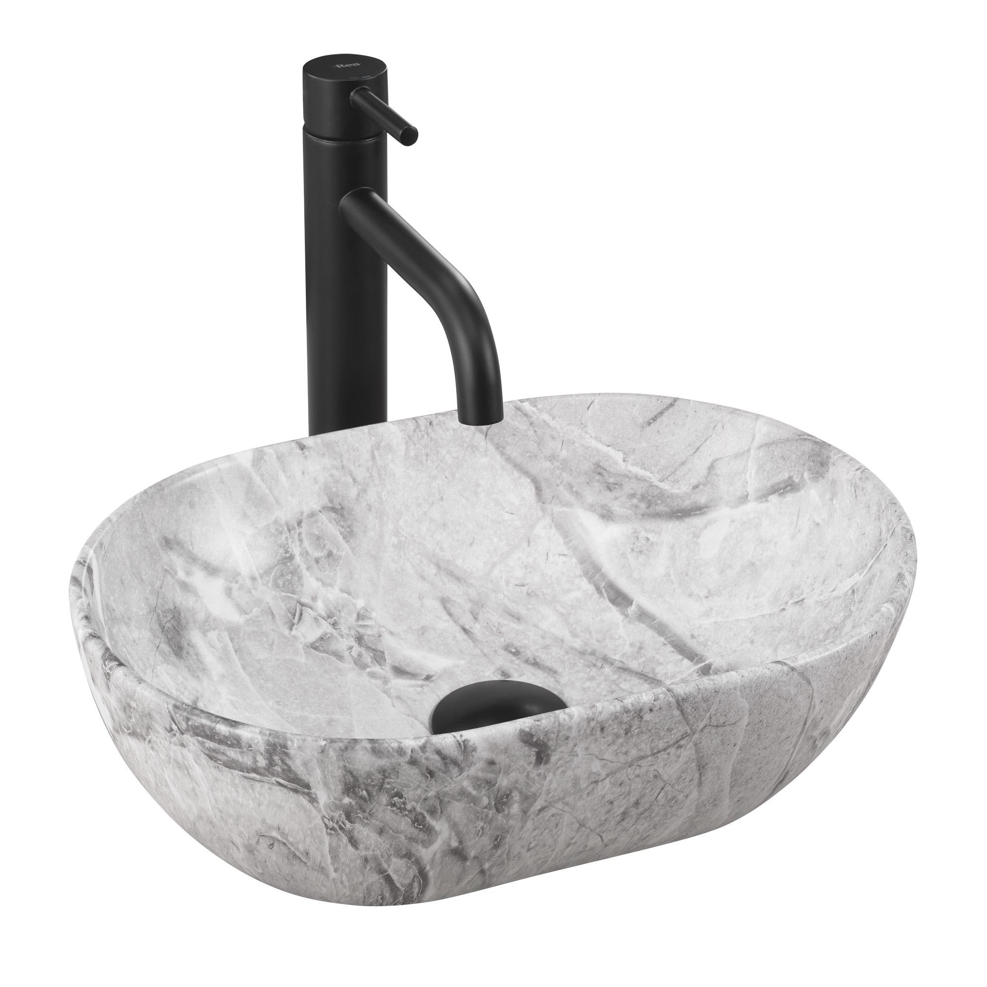 Lavatório de apoio Rea AMELIA MINI STONE MATT - Rea