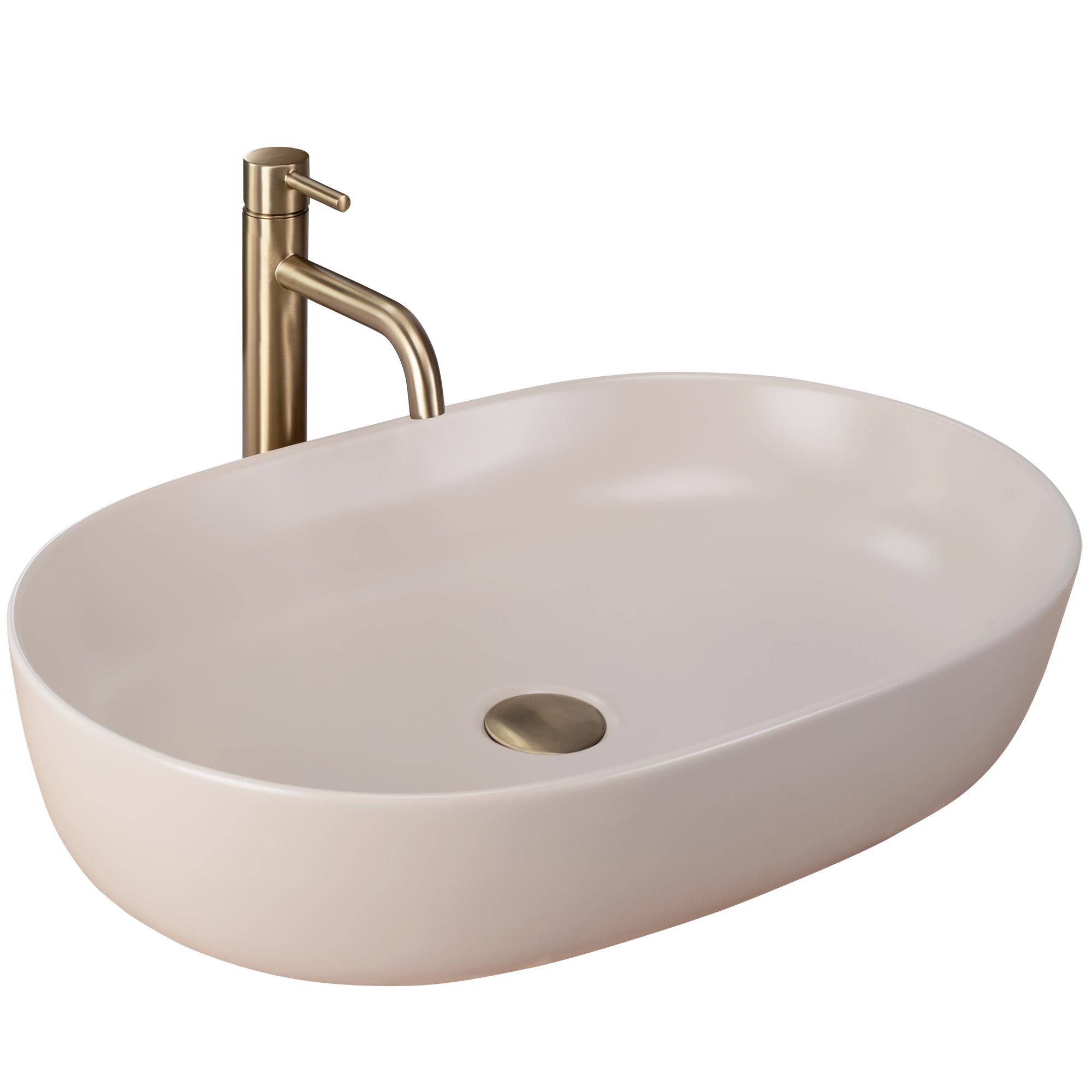 Lavabo sobre encimera Rea CLEO 61 BEIGE MATT - Rea
