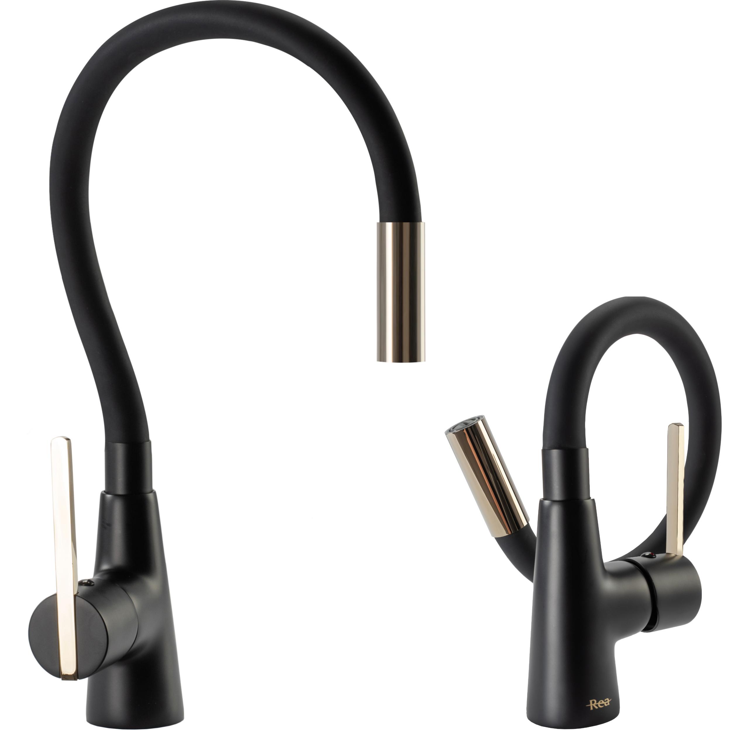 Kuhinjska pipa Rea ICON Black Gold - Rea