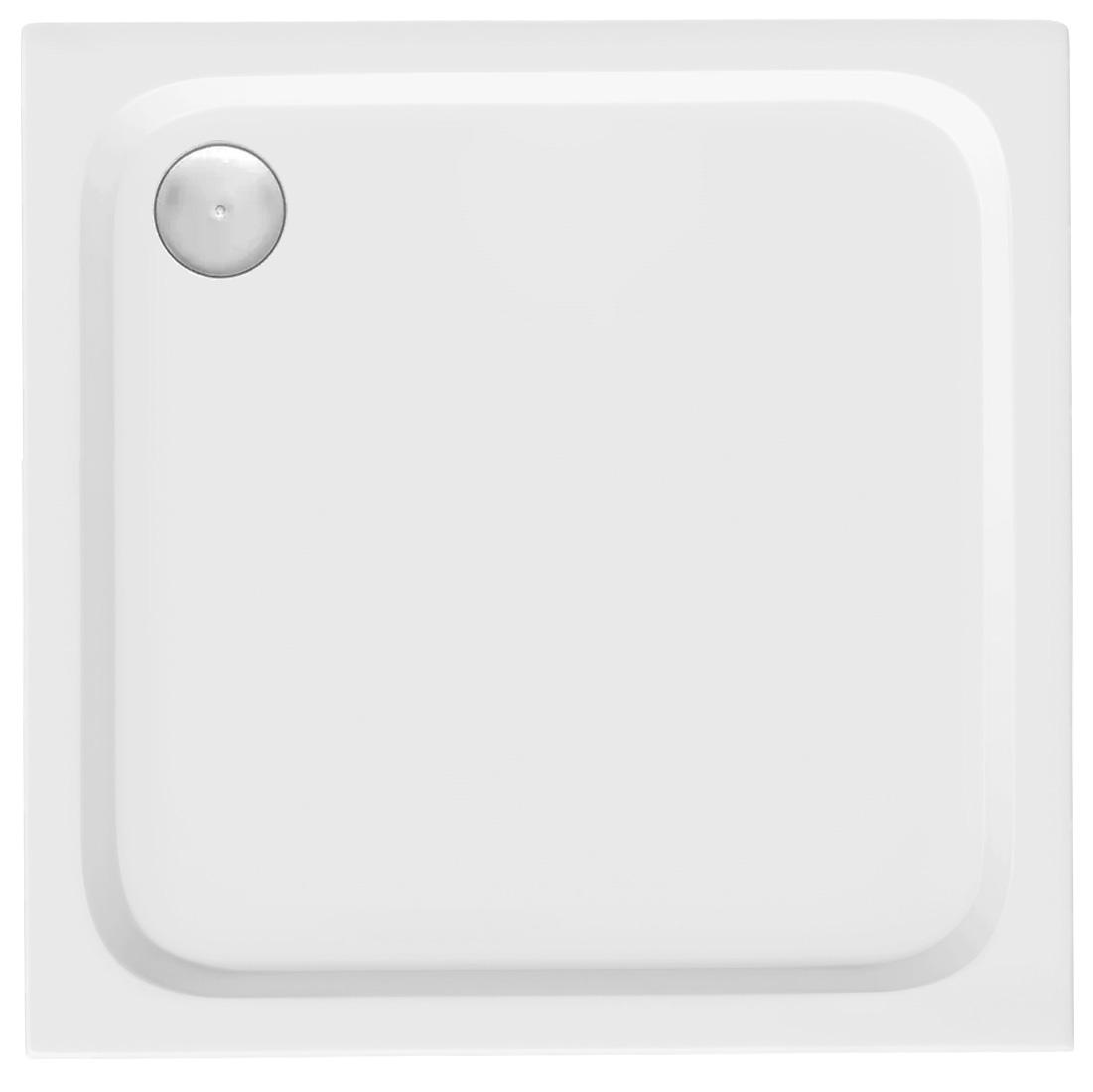 Cada pentru dus din acril Rea Belmond White 80x80 - Rea