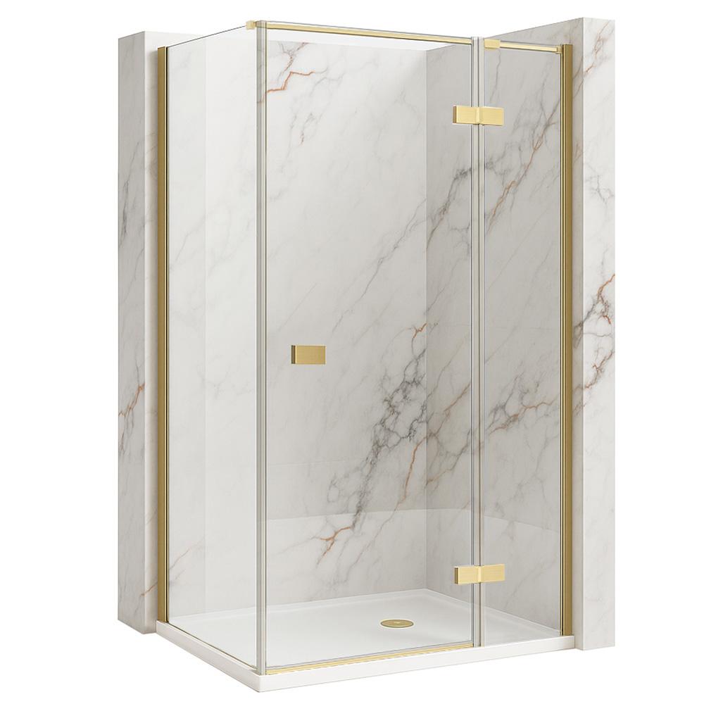 Shower enclosure Rea Atlas 80x80 Brush Gold - Rea