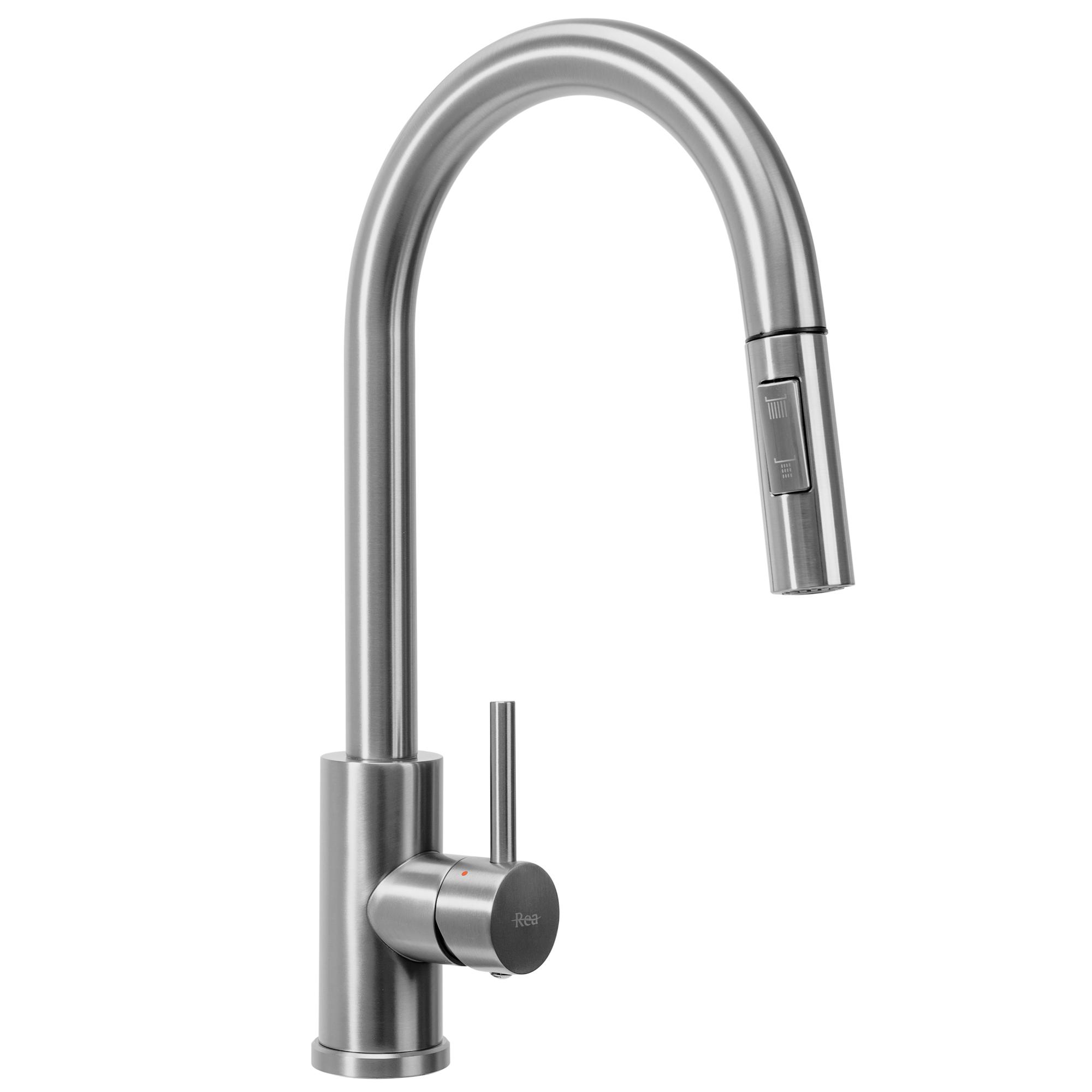 Kitchen faucet Fresh Nickel Brush INOX - Rea