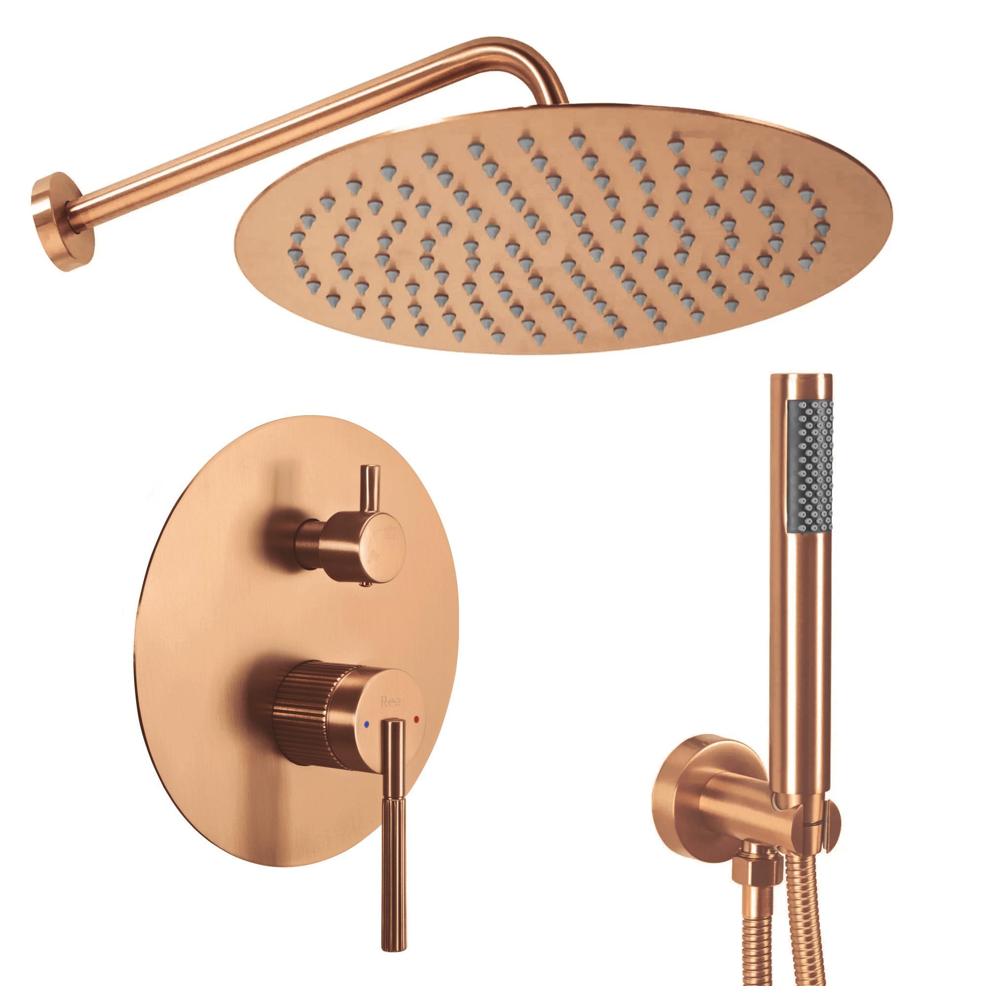 Shower system Rea Argon Brush Copper + BOX - Rea